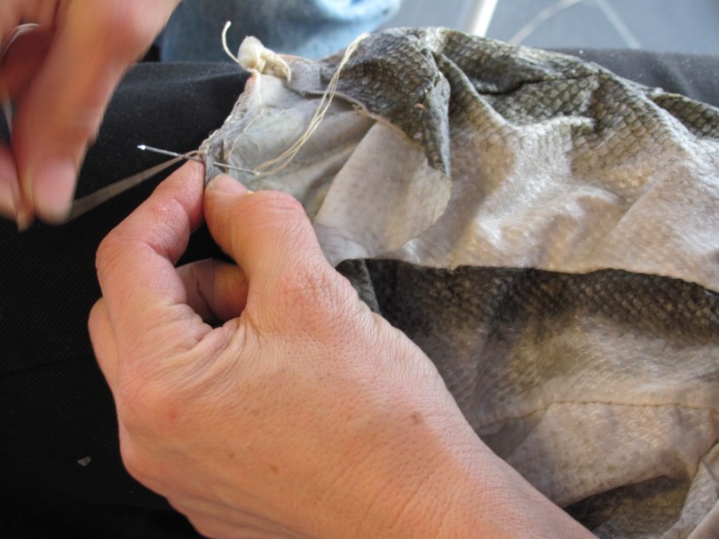 Sewing Fish Skin Lanterns – TRAVELING NEAR & FAR